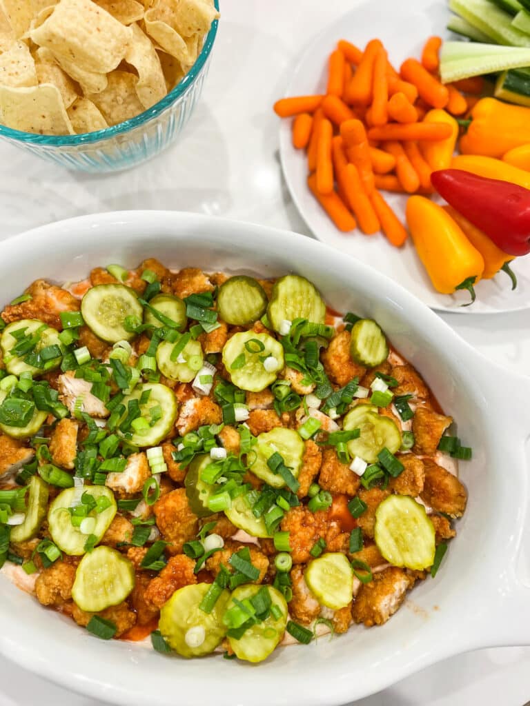 Nashville Hot Chicken Dip - Stilettos & Diapers